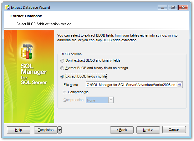 Online Documentation for SQL Manager for SQL server | SQLManager
